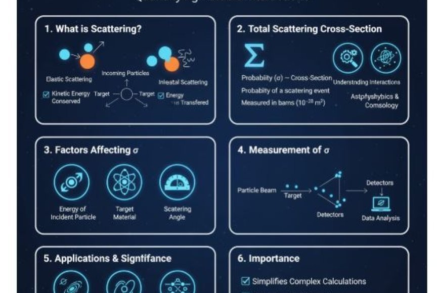 Total Scattering Cross-Section in Quantum and Particle Physics